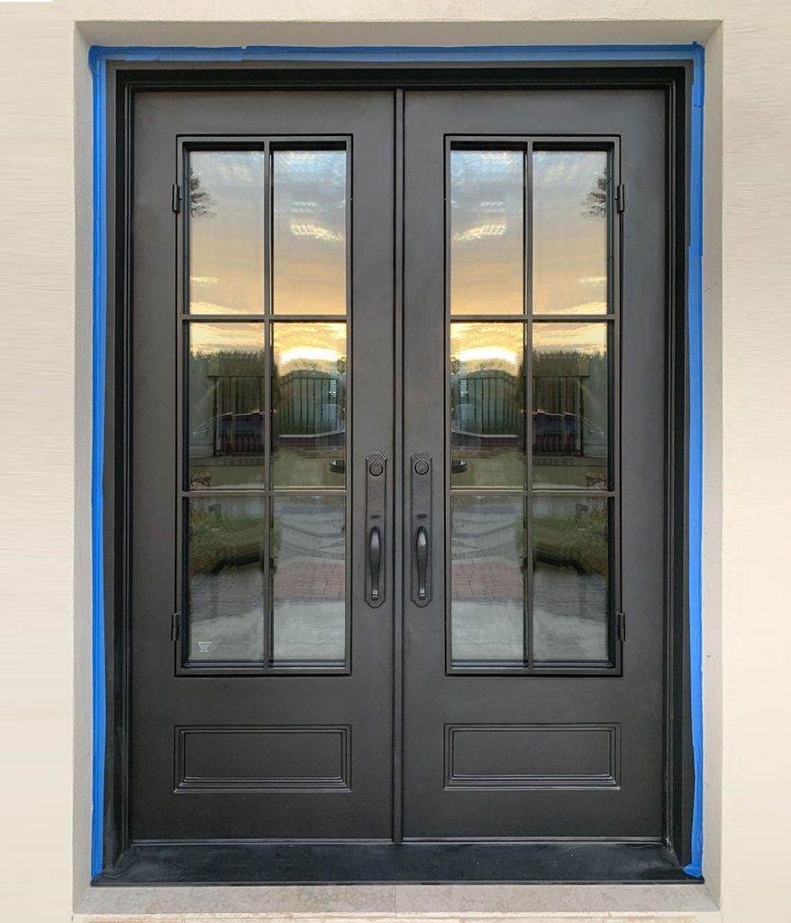 S5751 – Double Door – Divided Lite - Abby Iron Doors